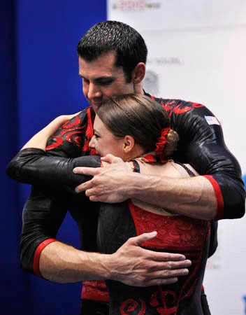 USA Gymnastics | Allen, Rodrigues win mixed pair gold at 2010 Acrobatic ...