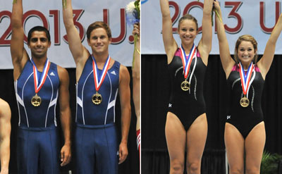 USA Gymnastics | Synchronized trampoline titles decided at U.S ...