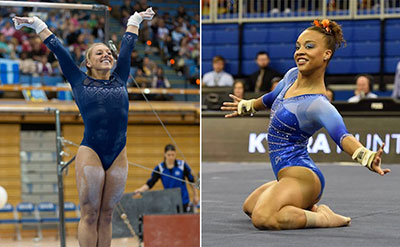 USA Gymnastics | Hunter, Peszek share NCAA all-around title