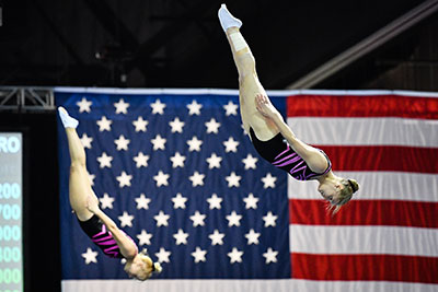 USA Gymnastics | Ahsinger/Johnson, Gluckstein/Shostak win senior ...